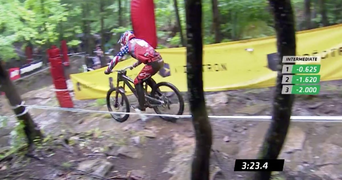 De run van Gwin, de regenkoning van Mont-Sainte-Anne! ⋆ Vojo