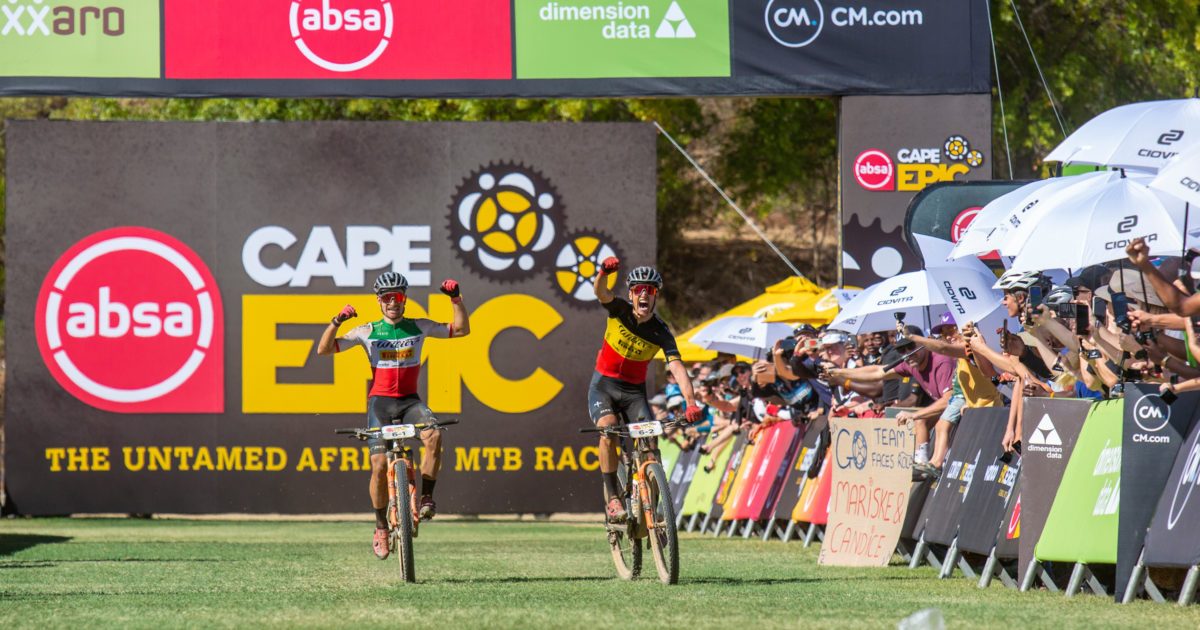 Wout Alleman heeft zijn felbegeerde ritzege in de Absa Cape Epic beet ...