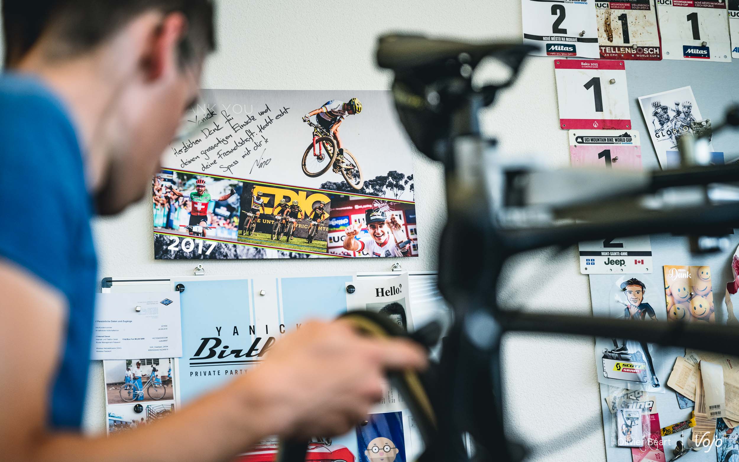 Bezoek | Scott-Sram & de fietsencollectie van Nino Schurter met Yanick ...